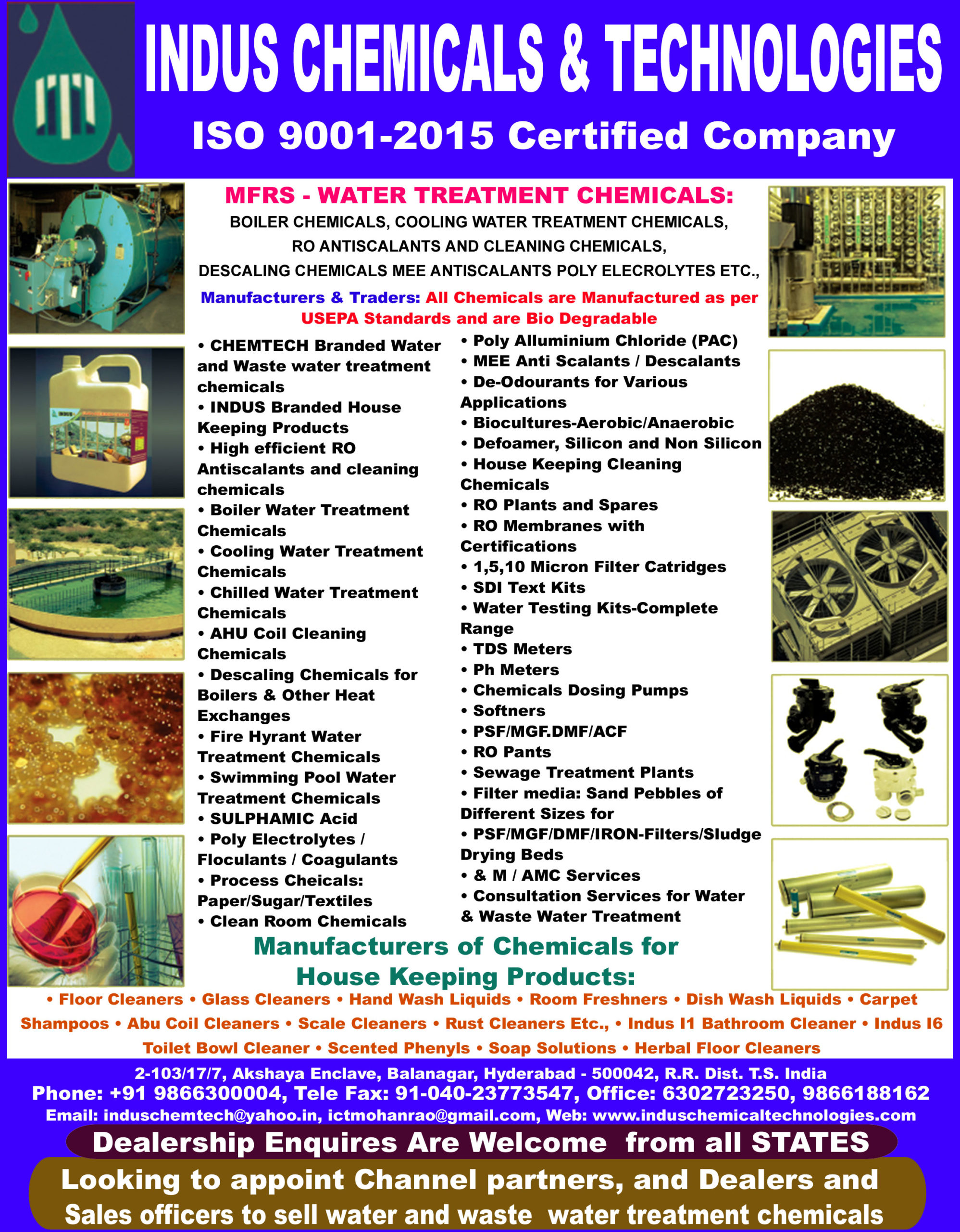 Indus Chemicals & Technologies - SISYP Yellow Pages