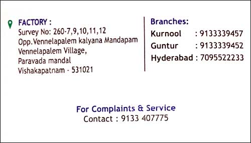 Wento UPVC Industries - SISYP Yellow Pages